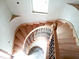 Curved Stairs - Higher Level Stairs - Custom Stairs in Dallas