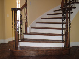 Sherman Custom Stair - Higher Level Stairs - Custom Stairs Construction ...